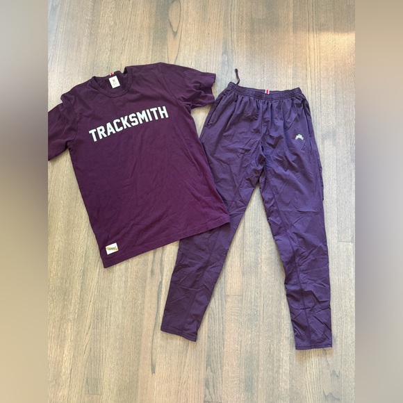 Tracksmith | Pants | Tracksmith Tshirt And Joggers Setsize Medium ...